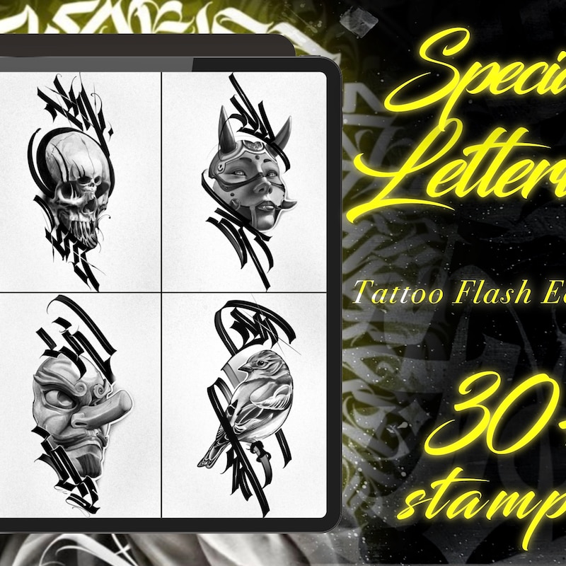 Tattoo Lettering - Etsy