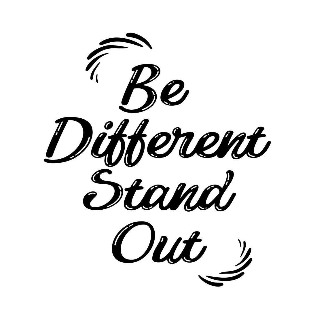Be Different Stand Out - Etsy