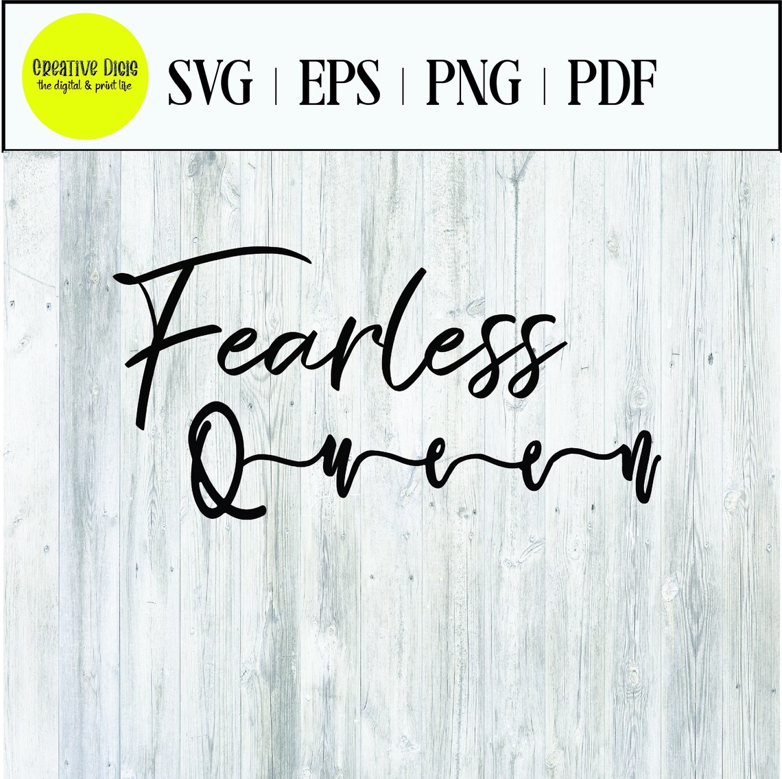 Fearless Queen Svg Queen Svg Fearless PDF Strong Women - Etsy
