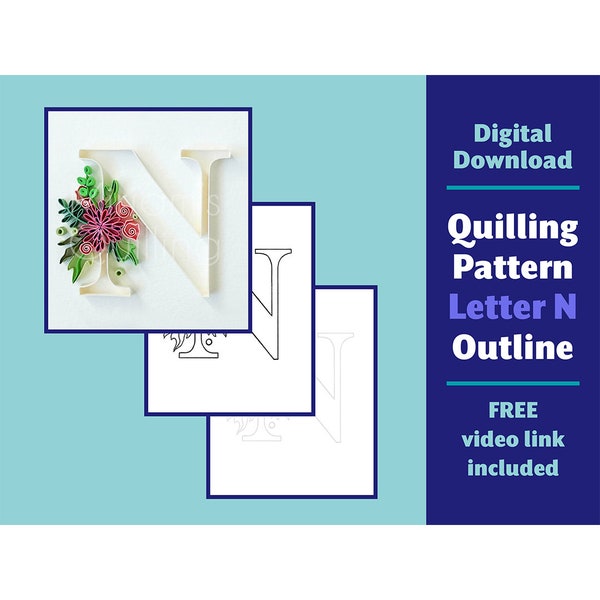 Monogram Letter N - Etsy