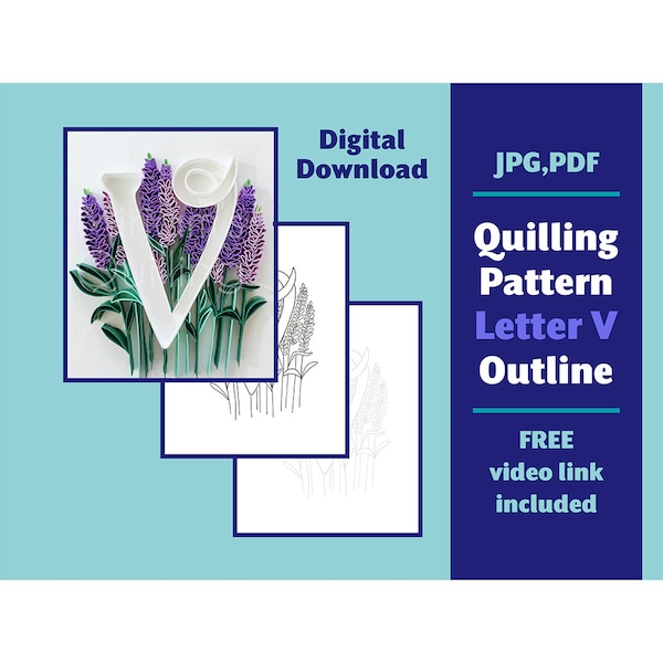 Monogram Letter V - Etsy