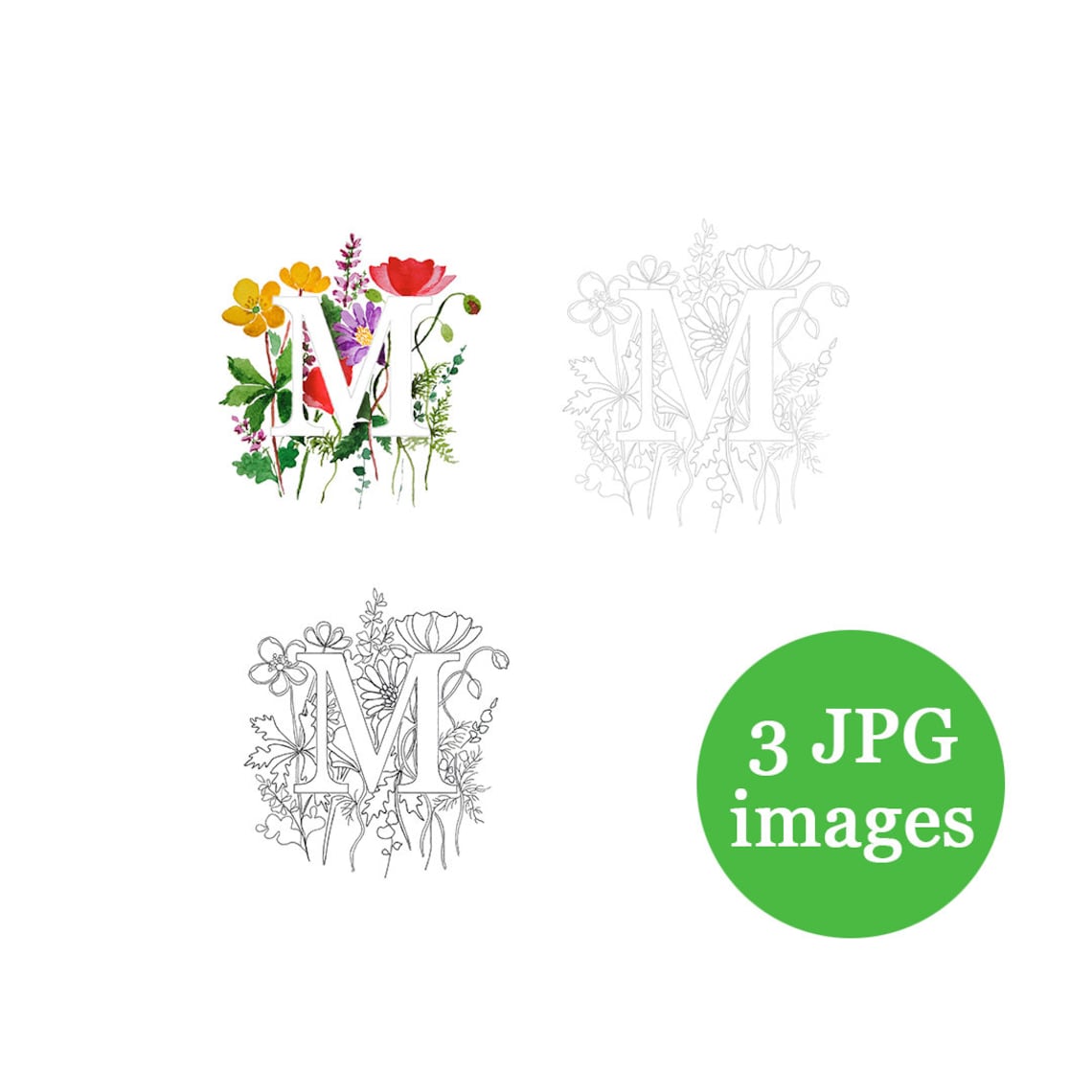 Digital Download Pattern Quilling Typography Letter - Etsy