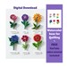 Digital Download Quilling Pattern Letter G Monogram Typography DIY ...