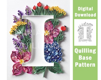 Letter I Quilling - Etsy