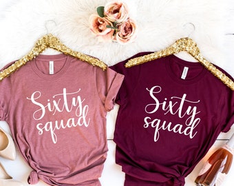 60th Birthday Squad | Etsy