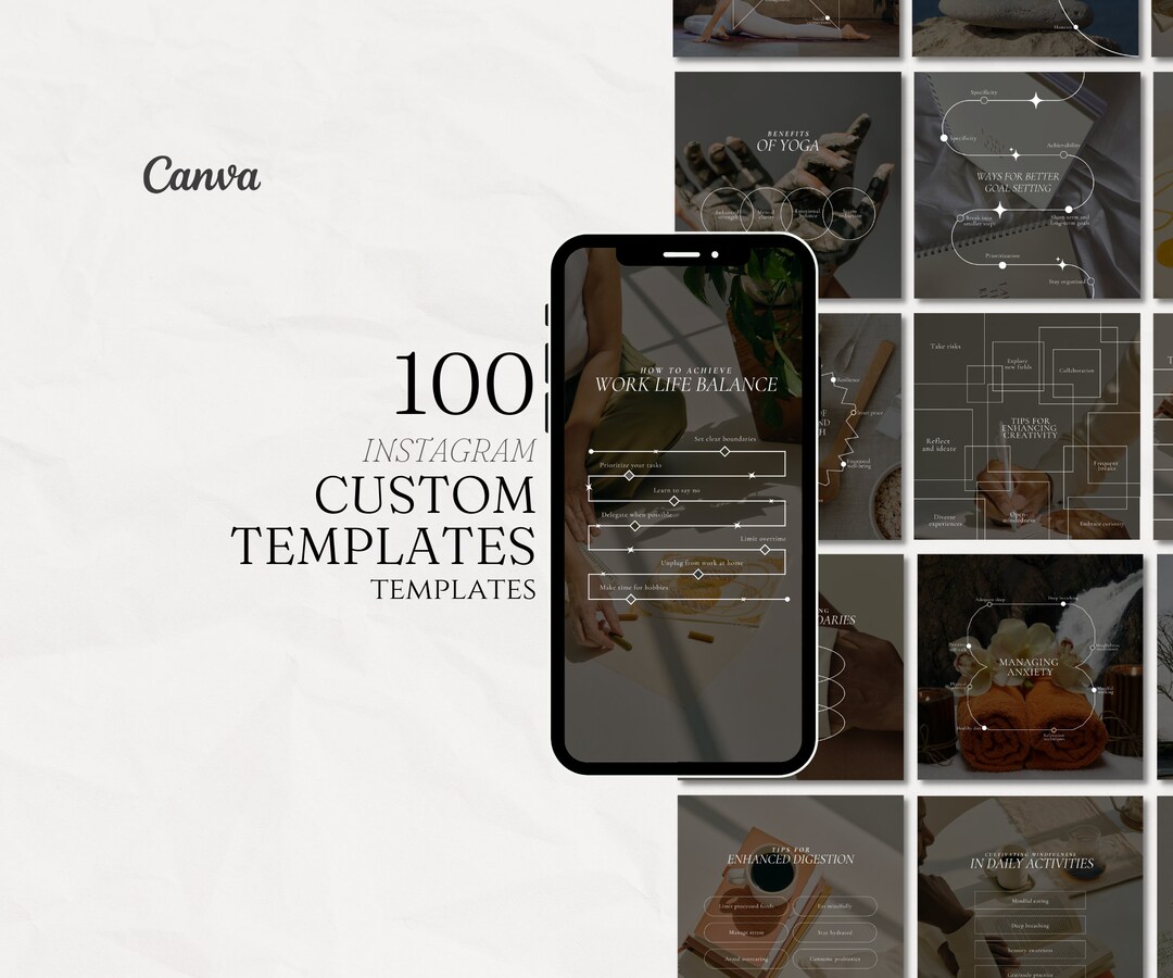 100 Custom Templates, Made-for-you, Story and Post Template - Etsy