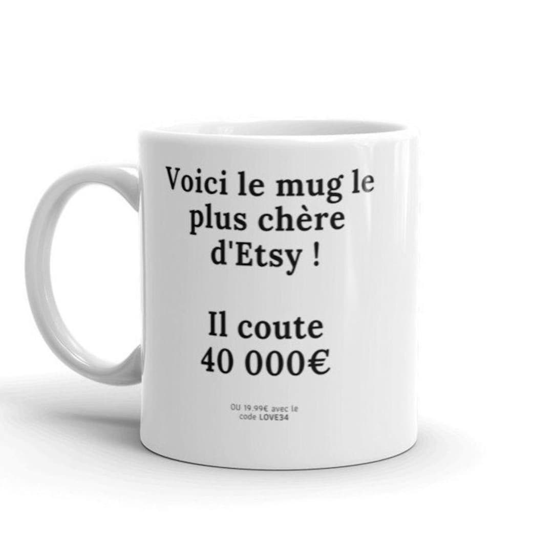 Etsy's Most Expensive Mug, Funny Mug, Personalized Mug, Mug Joke ...
