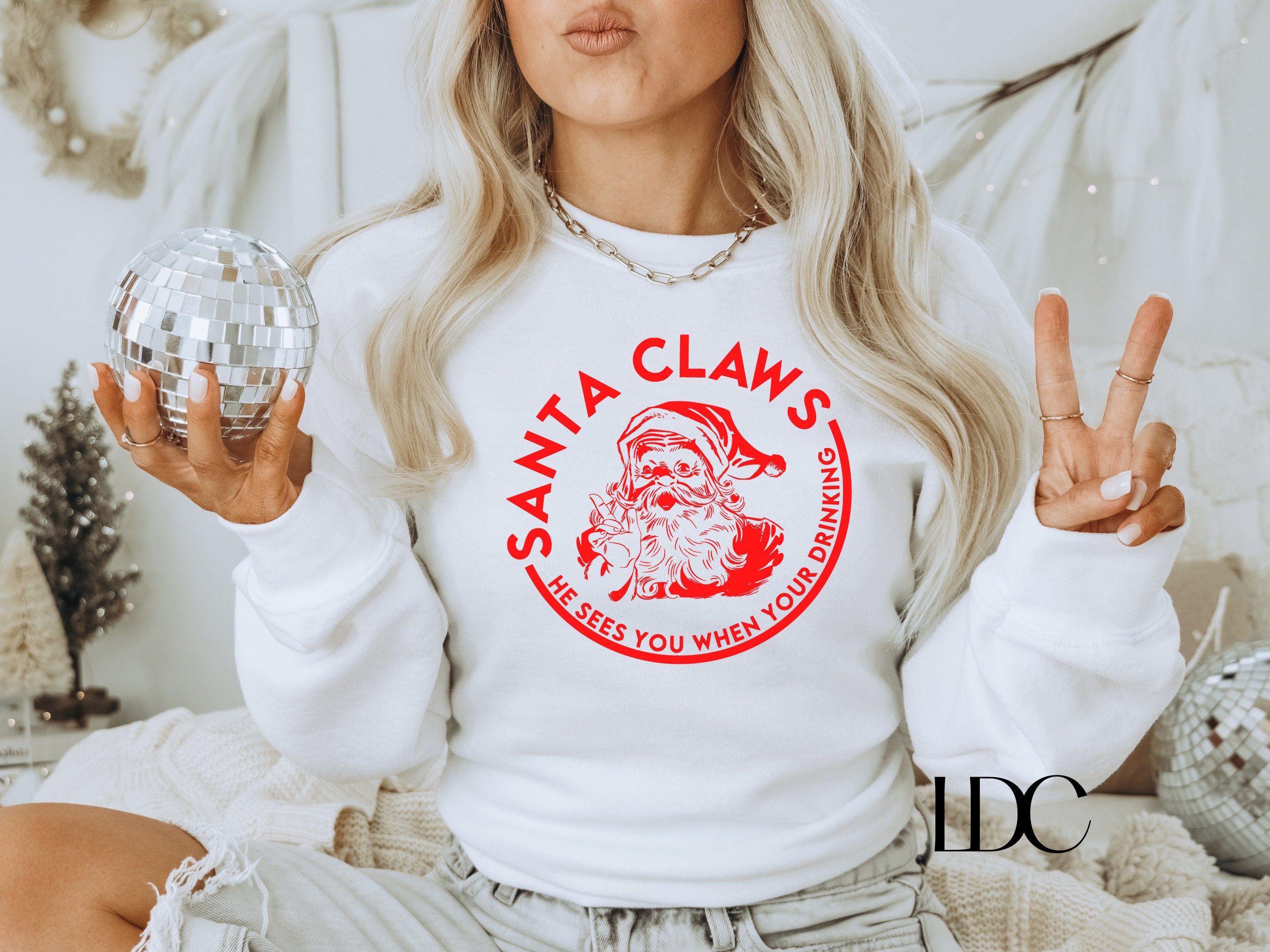 Santa Claws SVG Christmas SVG White Claw Inspired SVG Santa - Etsy