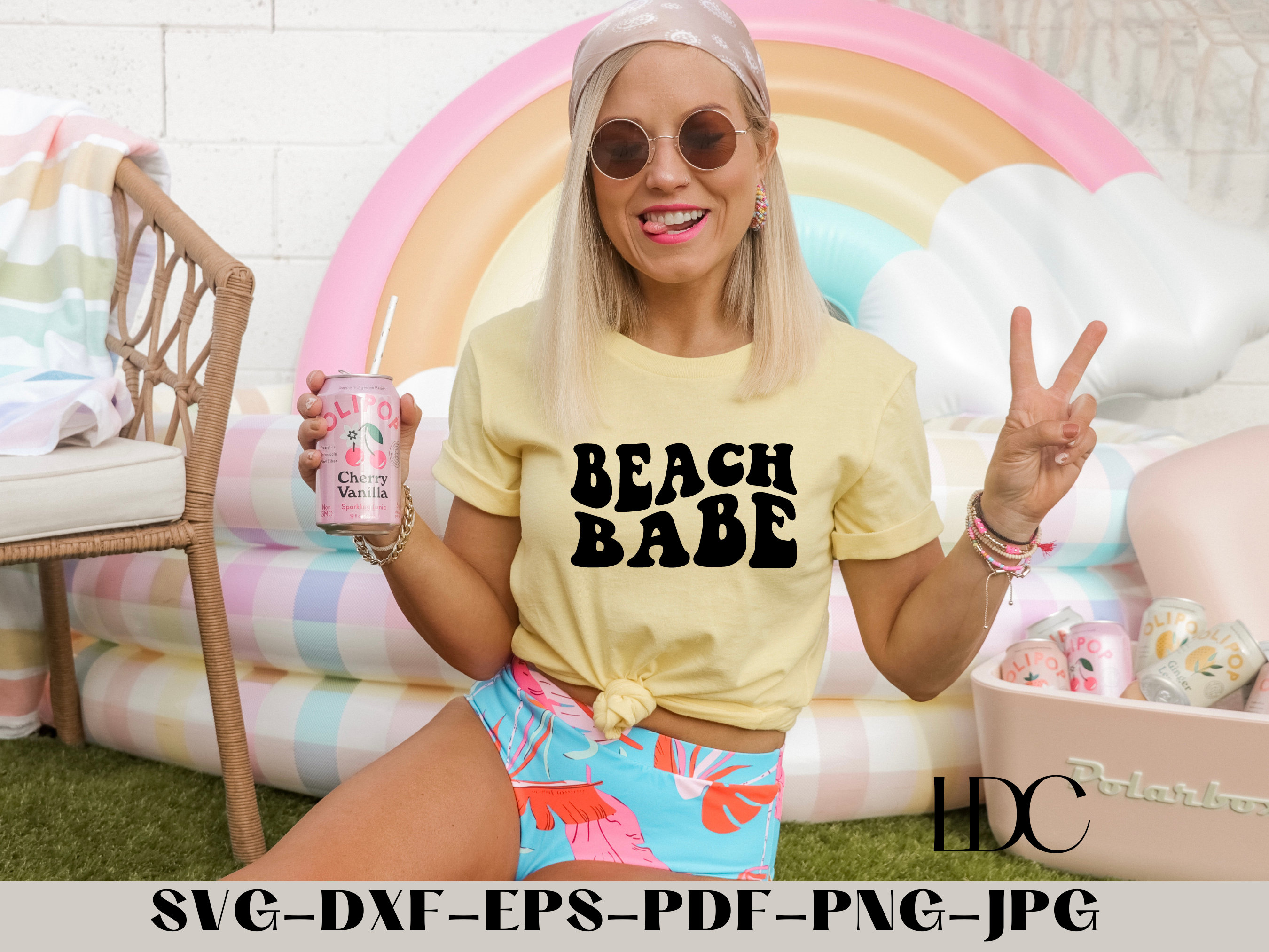 Beach Babe Svg Beach Svg Trendy Svg Beach Babe Svg Etsy México