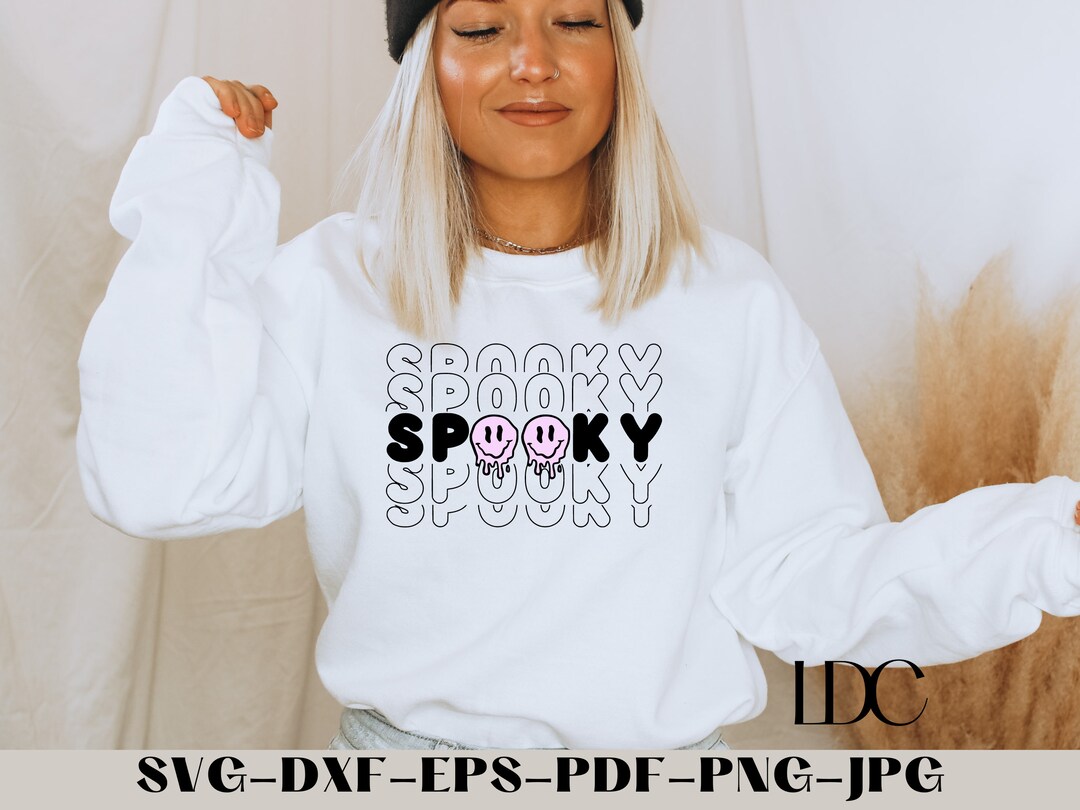 Spooky SVG, Spooky Drip SVG, Halloween SVG, Digital Download, Halloween ...