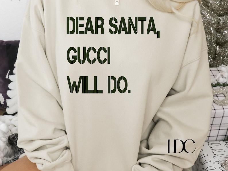 Dear Santa Crewneck, Christmas Sweatshirt, Fashion Christmas Gift ...