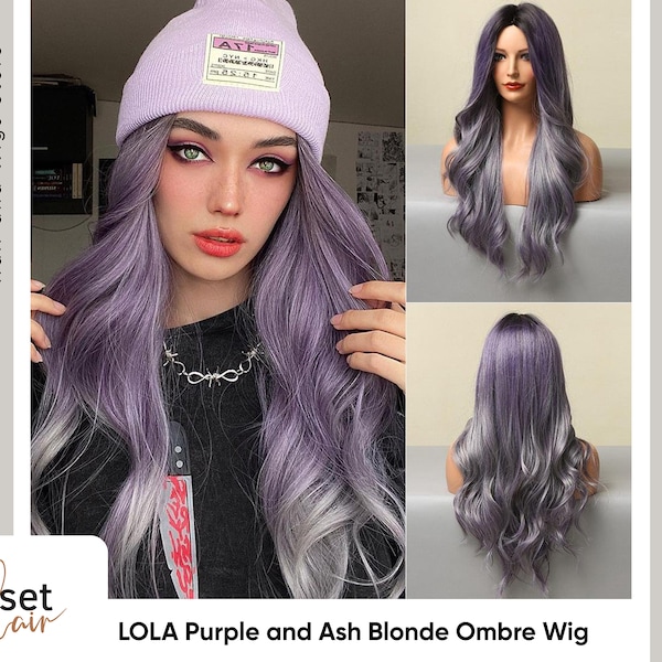 Light Purple Wig - Etsy