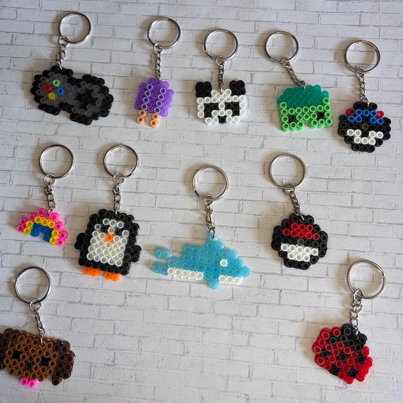 Melty Bead Keychain - Etsy