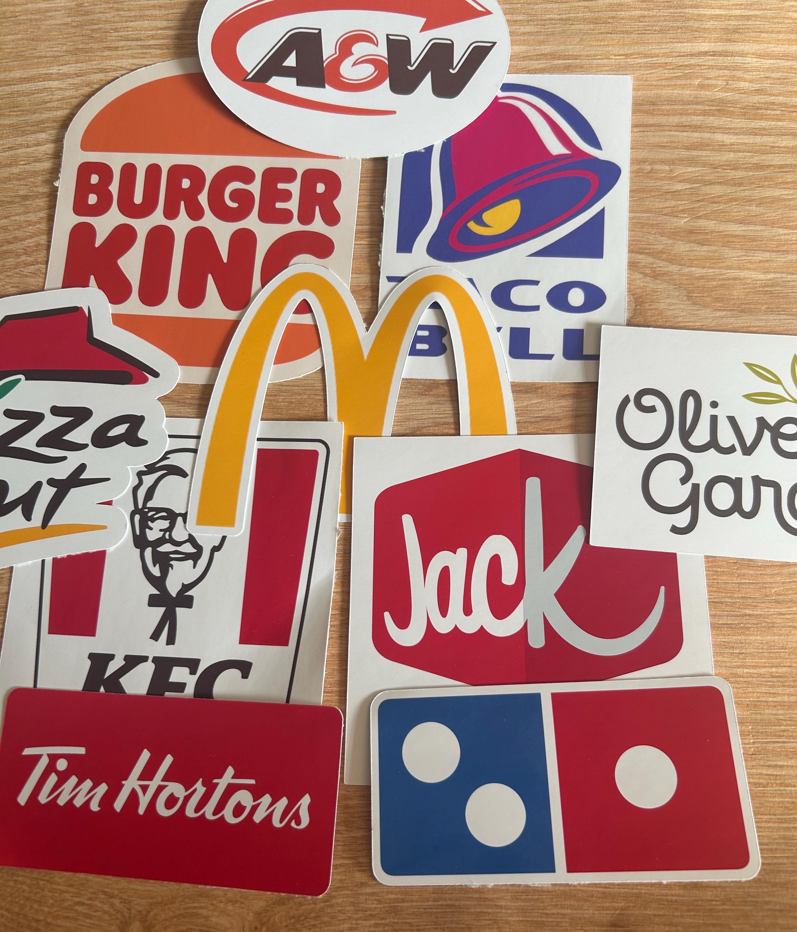 Restaurant Logo Stickers - Etsy