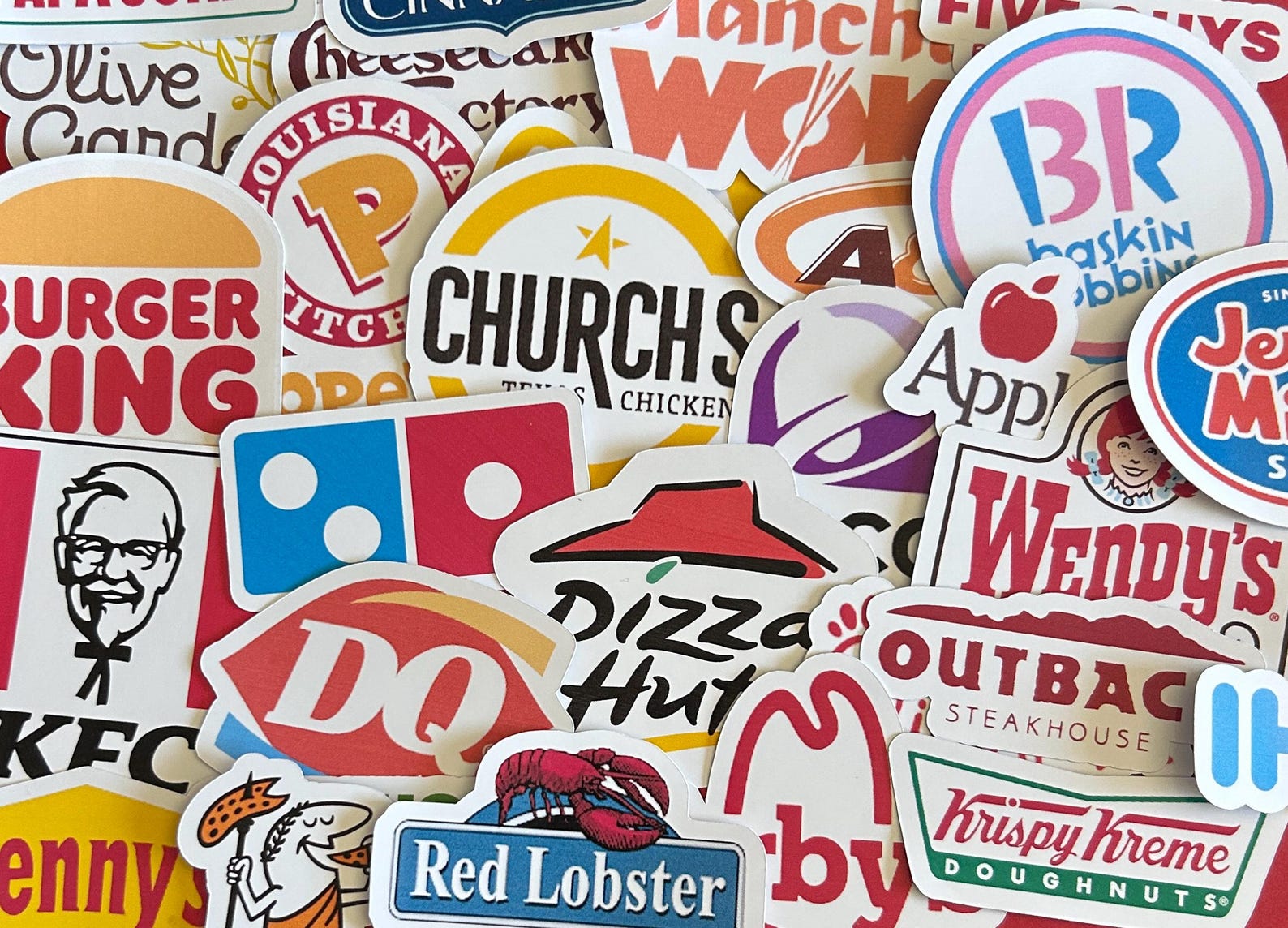 Restaurant Logo Stickers - Etsy