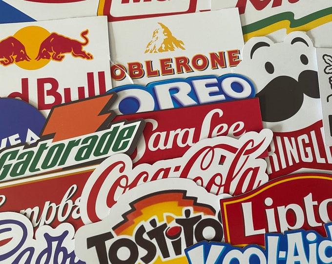 Restaurant Logo Vinyl Stickers - Etsy Canada