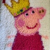 Completed Peppa Pig Latch Hook Rug Unique/handmade - Etsy Canada