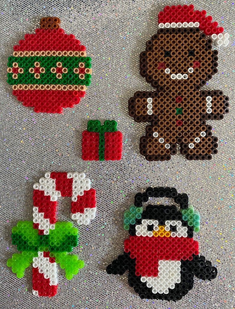 Christmas Bead Art - Etsy