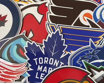 Custom NHL Team Logo Sticker Set 29 Stickers in Different Sizes - Etsy