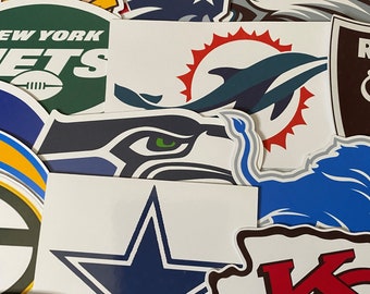 Nfl Stickers - Etsy