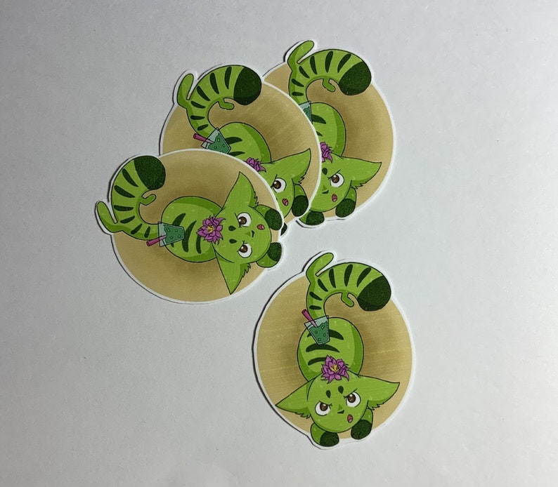 Catfeine Beans Stickers - Spice - Etsy