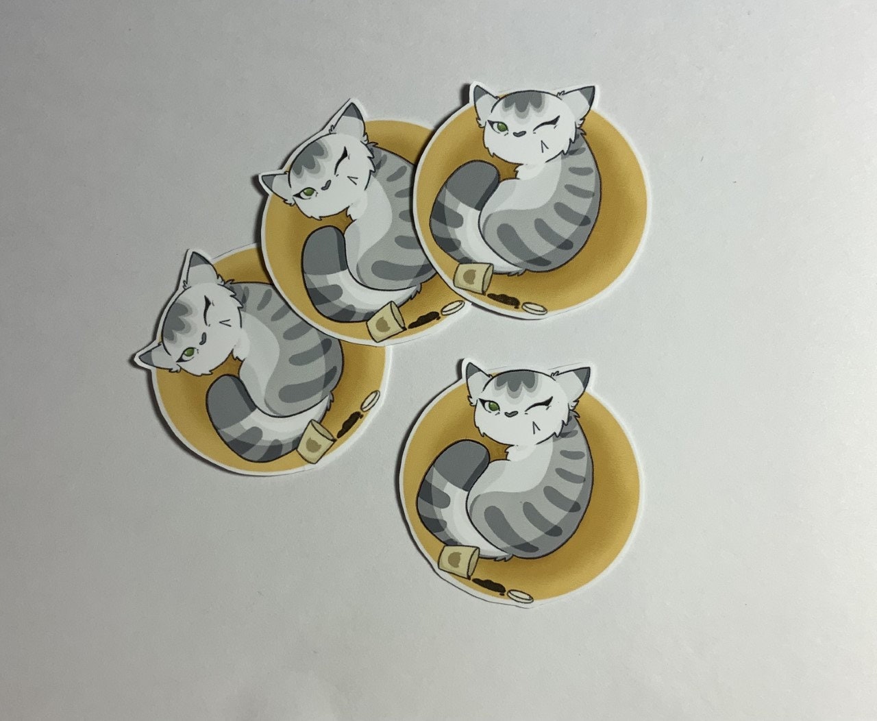 Catfeine Beans Stickers Callie - Etsy UK