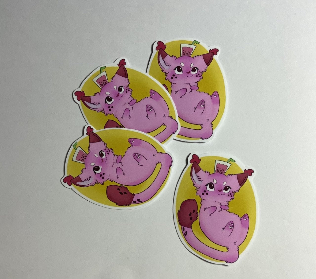 Catfeine Beans Stickers Boba Baby - Etsy.de