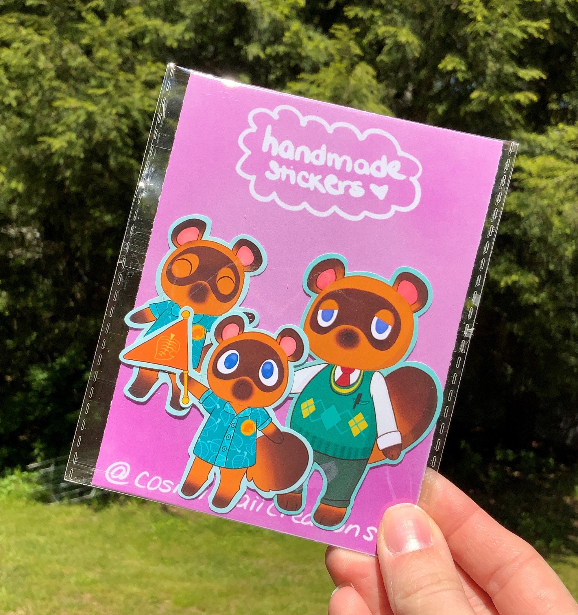 Animal Crossing Tom Nook, Timmy, and Tommy 3pk Sticker Set - Etsy