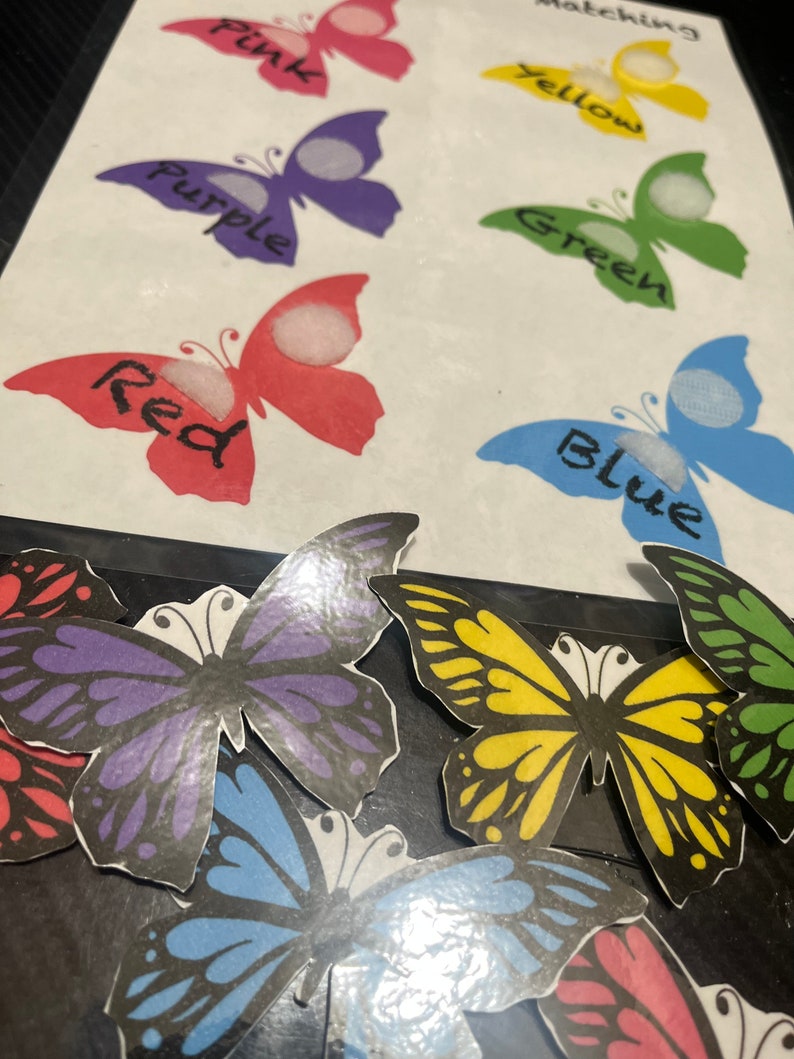 Color Matching Butterflies - Etsy