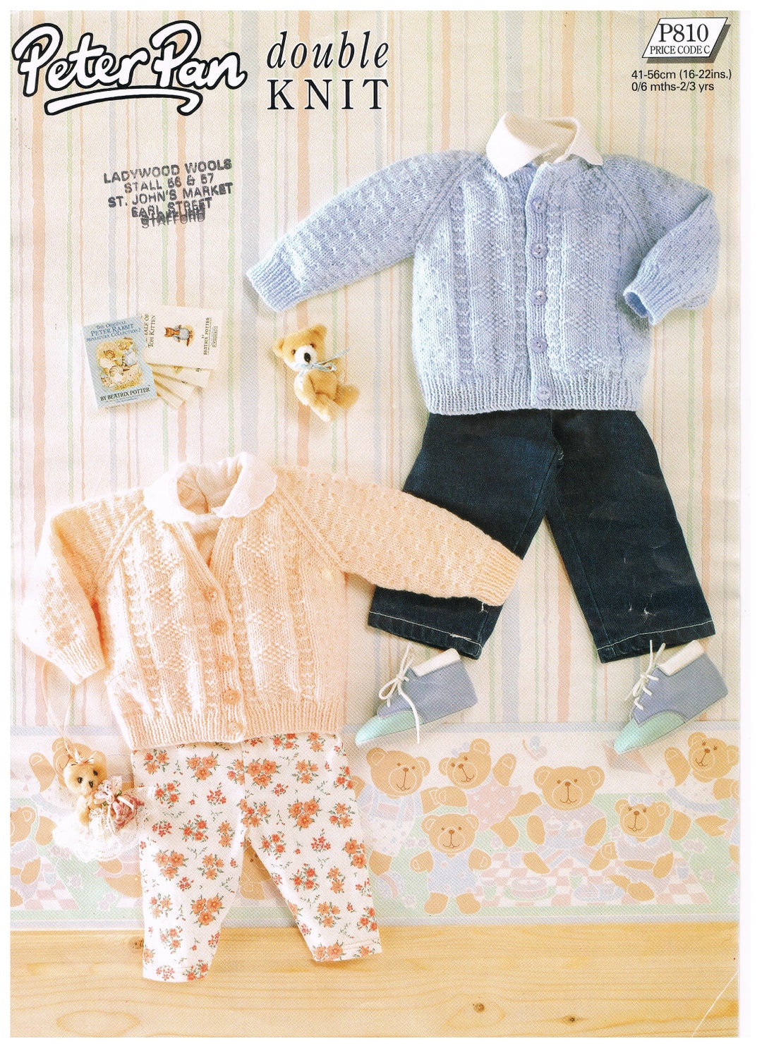 Peter Pan Cardigan in DK Pattern Only #P810 - Etsy