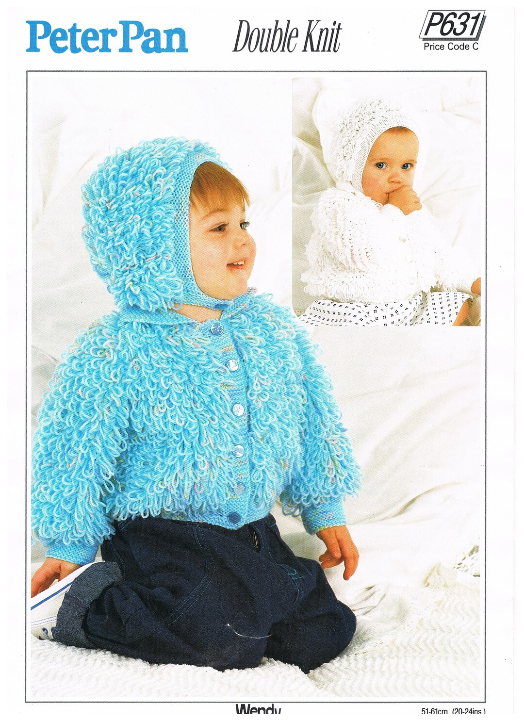 Peter Pan Childs Loopy Jacket and Bonnet - Etsy