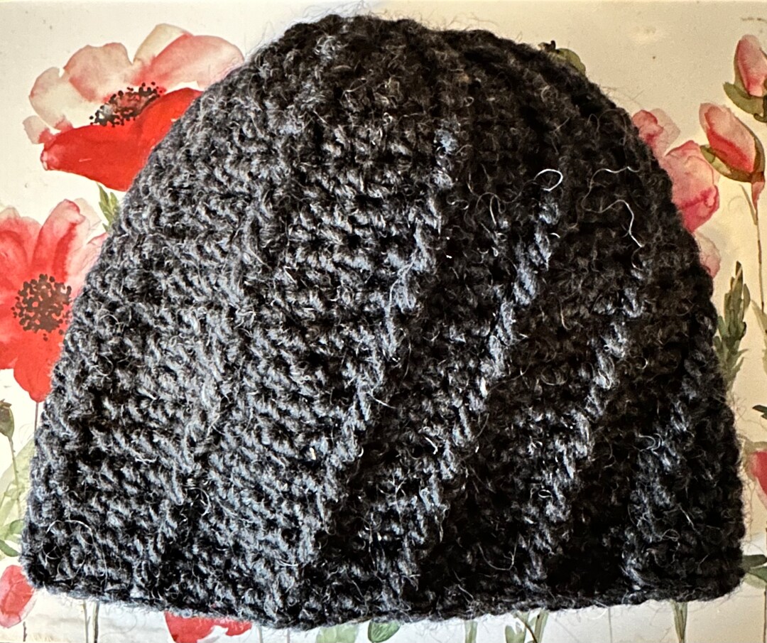 Mock Fisherman’s Rib Chunky Beanie Crochet Pattern Fits Babies to ...