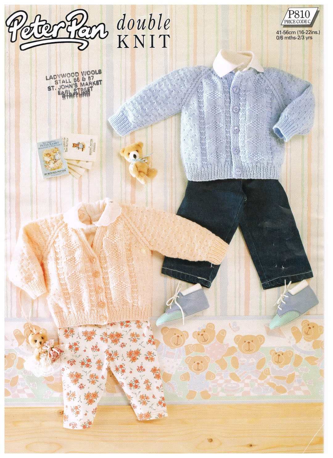 Peter Pan DK Baby/toddlers Cardigan - Etsy