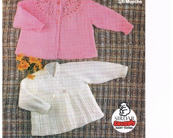 Sirdar Baby Matinee Coat Pattern Book - Etsy