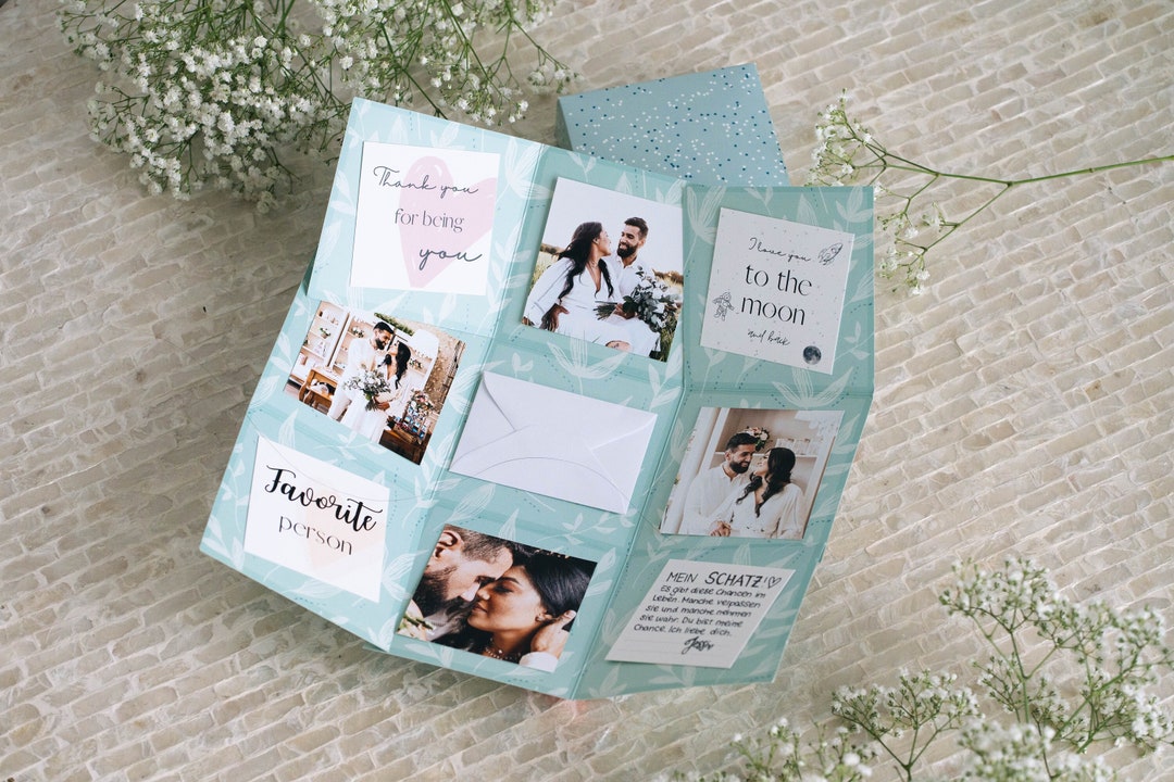 Father's Day Gift, Explosion Box Mint, Birthday Gift, Explosion Box Dad ...