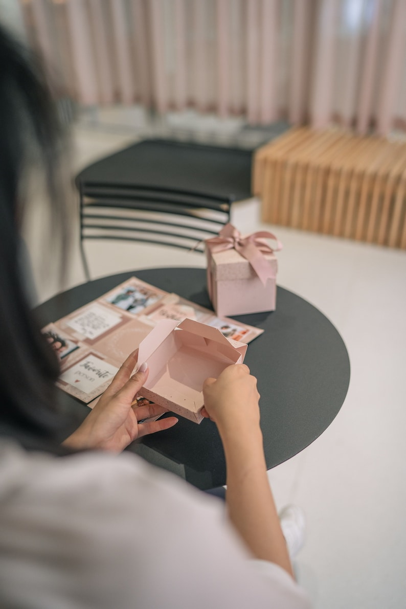 Geburtstagsgeschenk Explosionsbox Rosa, Geschenk für Frau, Geschenk 30 ...