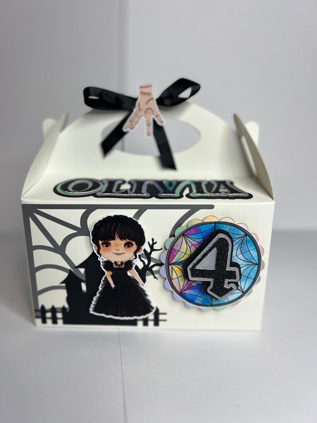 Wednesday Inspired Party Favor Boxes Birthday Party Treat Boxes Goodie ...