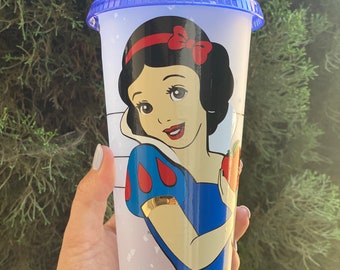 Snow White Starbucks Tumbler - Etsy