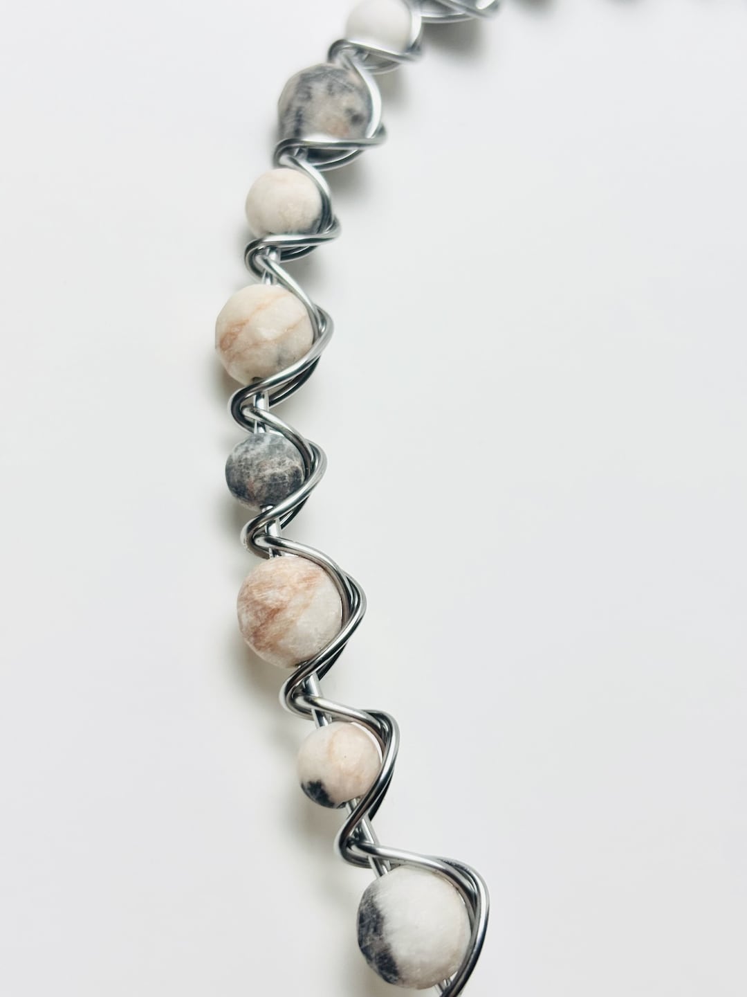 Copper Headband-handmade Copper Wire Beaded Headband-blushing Elegance ...