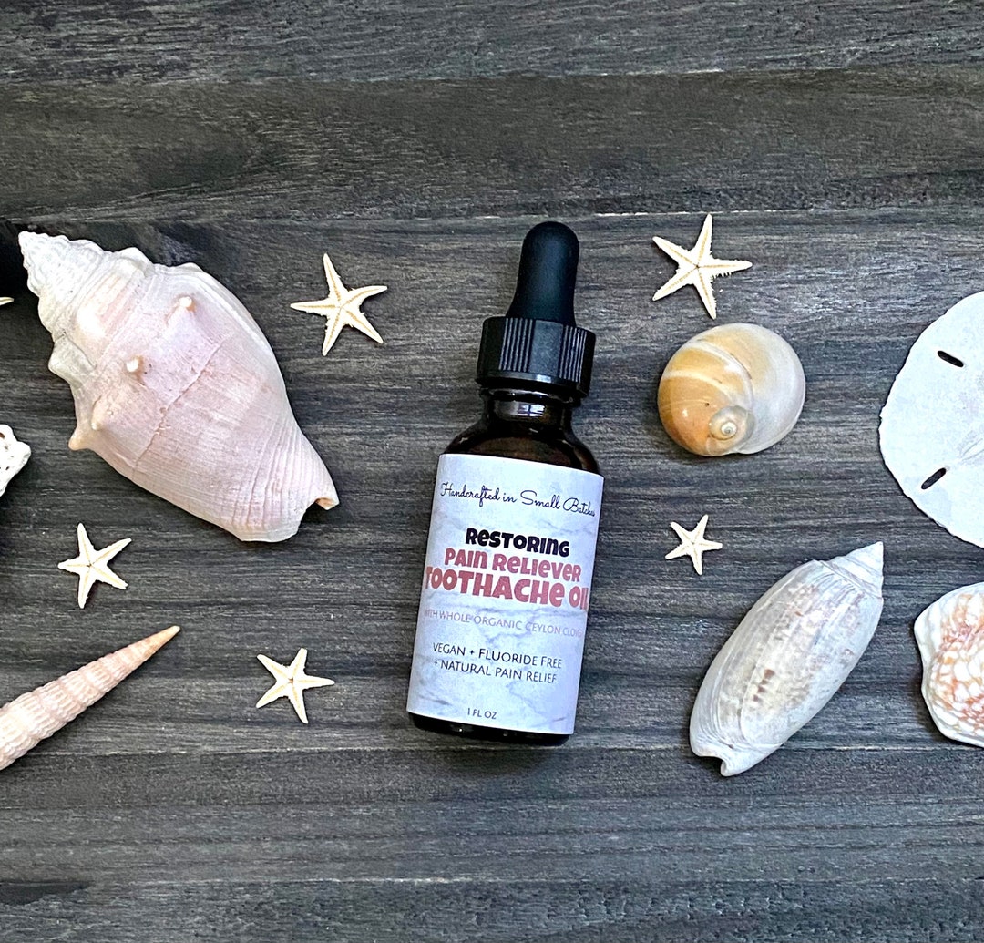 Restoring Pain Reliever Toothache Oil Clove Cinnamon Vegan Fluoride ...