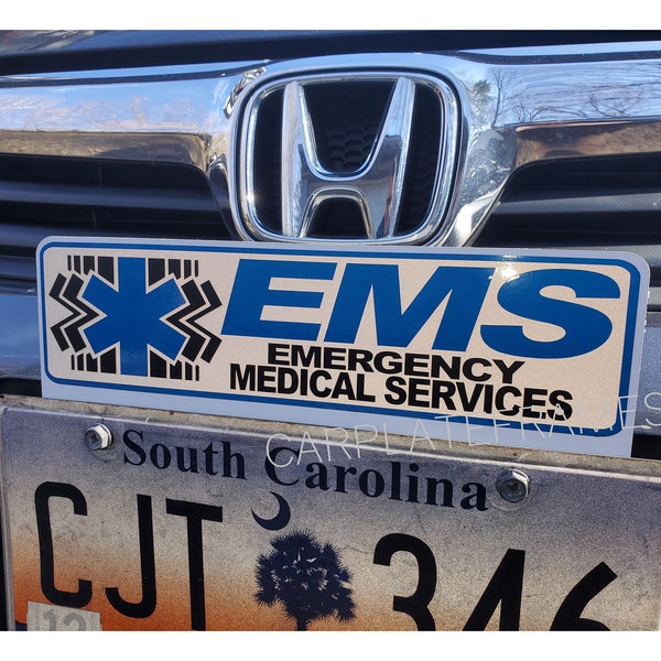 Ems License Plate Reflective - Etsy