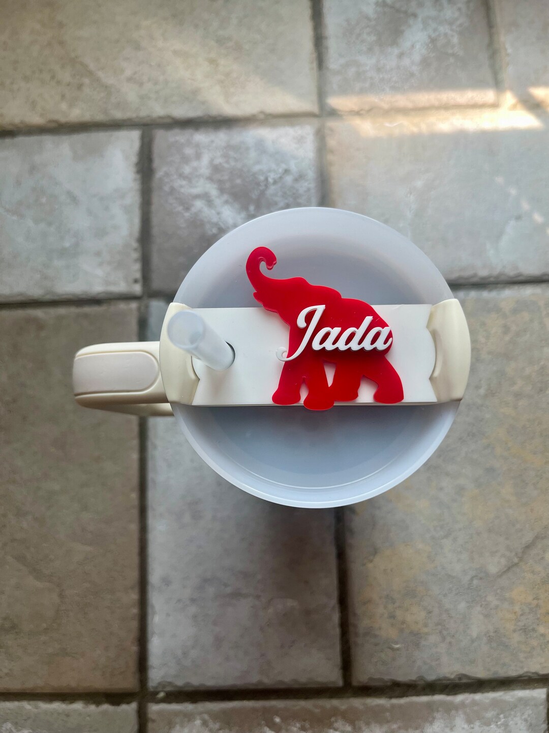 Personalized Stanley Large Elephant Tumbler Name Plate, 40oz, 30oz ...
