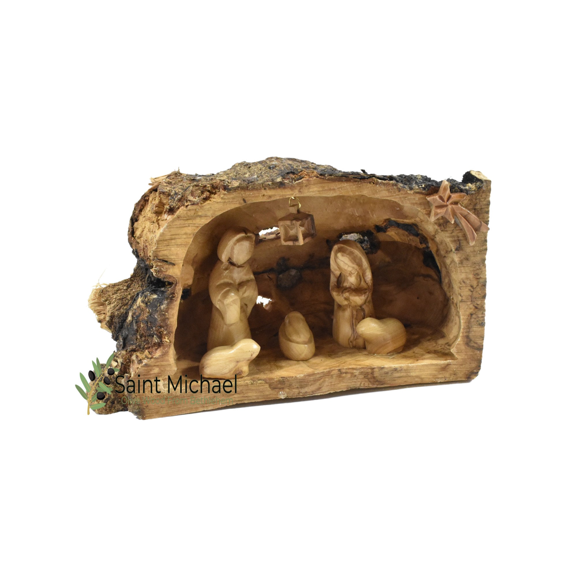Bethlehem Cave Nativity Set Hand Carved Nativity Scene From | Etsy