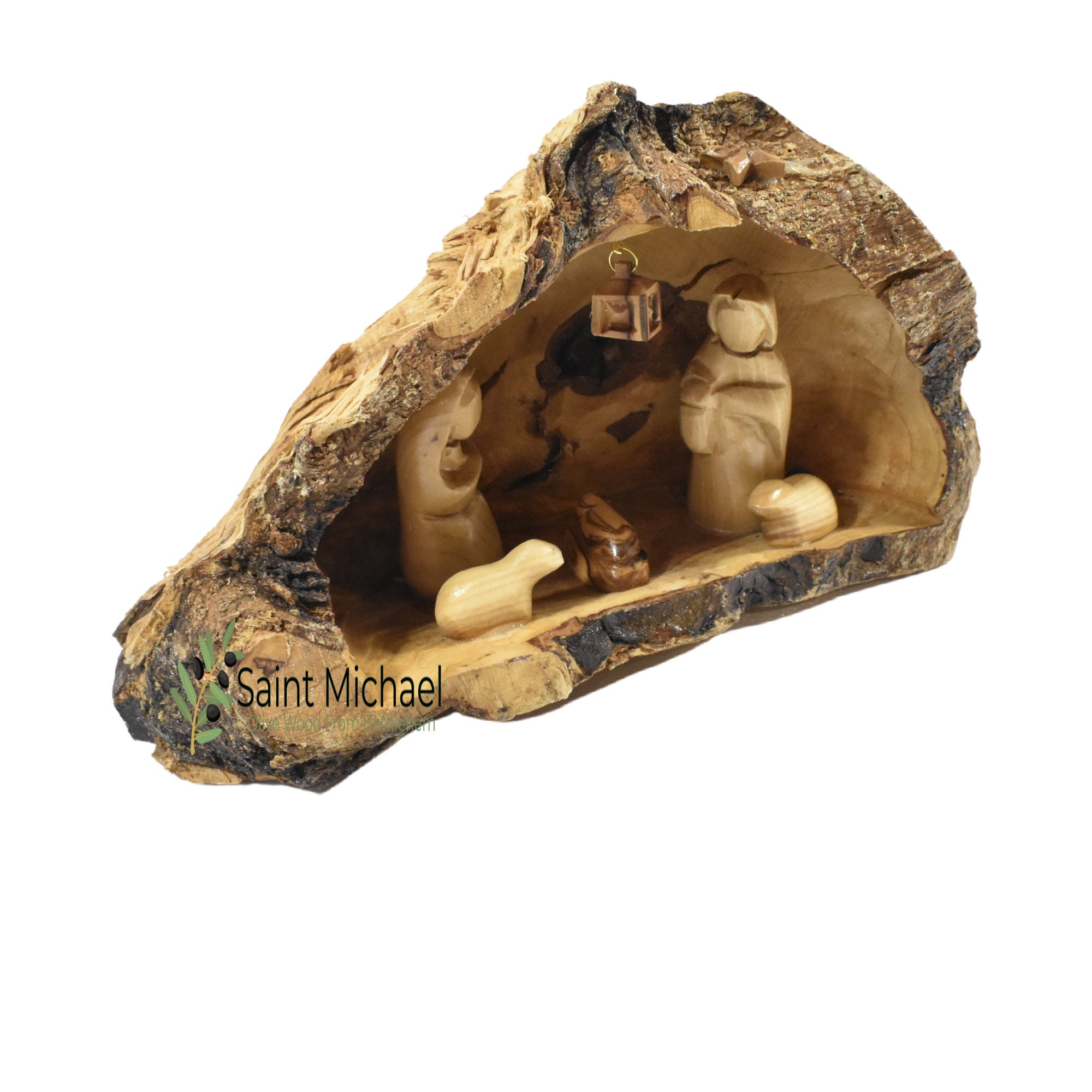 Bethlehem Cave Nativity Set Hand Carved Nativity Scene From | Etsy