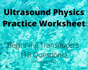 Ultrasound Physics | Etsy