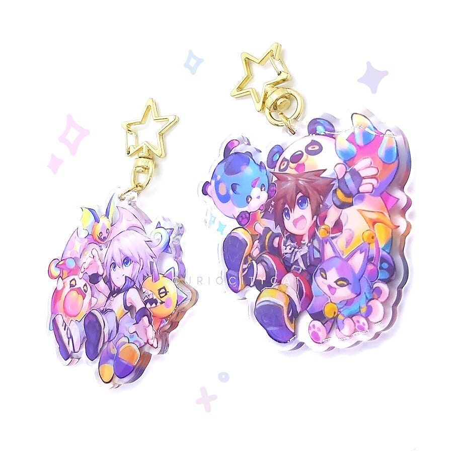 Sora Riku & Dream Eaters Kingdom Hearts Double-sided 7 Cm - Etsy