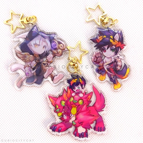 Thanzag Zagthan Zagreus Thanatos Keychain Charm Hades Game | Etsy