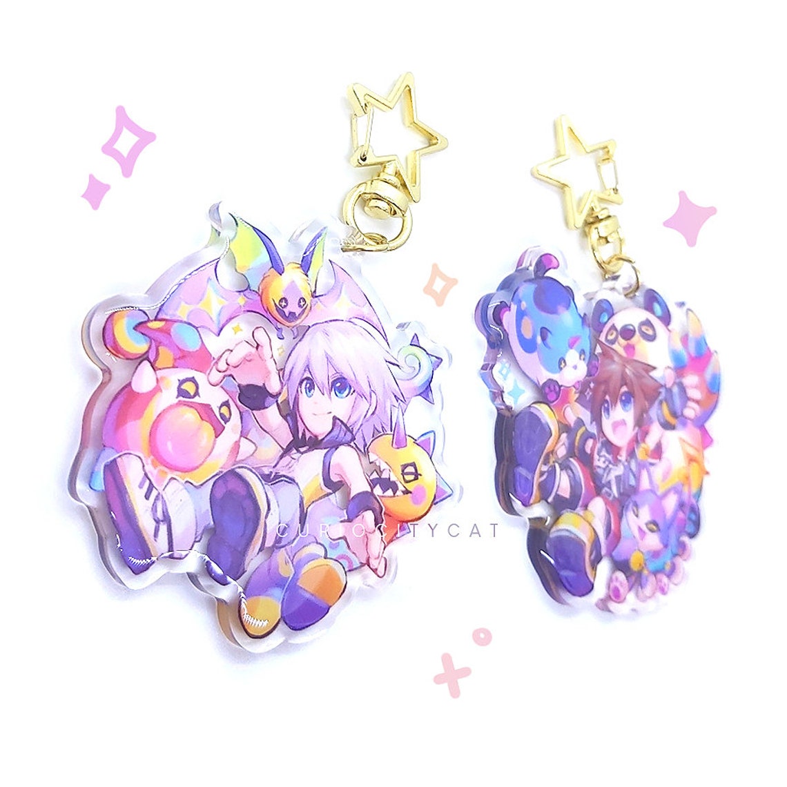 Sora Riku & Dream Eaters Kingdom Hearts Double-sided 7 Cm - Etsy