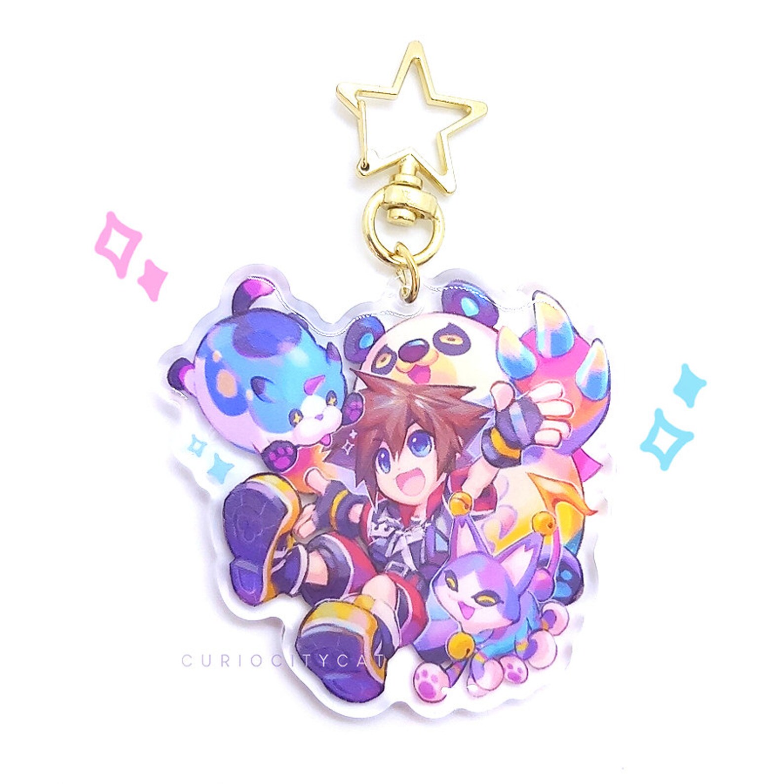 Sora Riku & Dream Eaters Kingdom Hearts Double-sided 7 Cm - Etsy