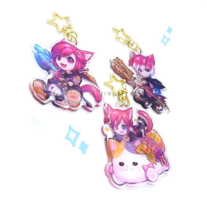 FFXIV Graha Tia Crystal Exarch Double-sided 7 Cm Acrylic - Etsy